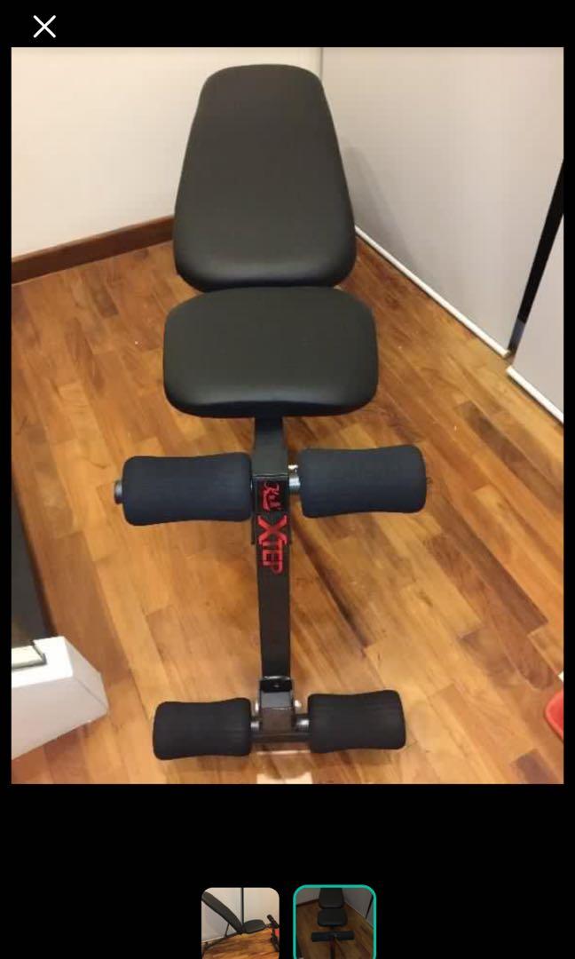 Adjustable Gym Chair, Sports, Weights & Gym Equipment on Carousell