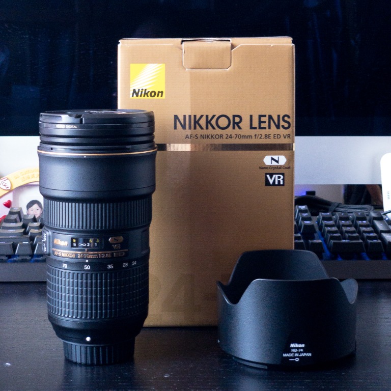 AF-S NIKKOR 24-70MM F/2.8E ED VR, 攝影器材, 鏡頭及裝備 - Carousell