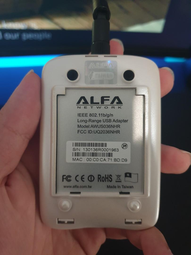 ALFA Network USB Adapter, Electronics, Computer Parts & Accessories on ...