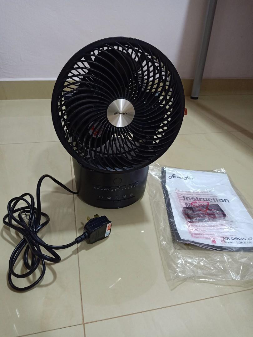 Table Fan - Alpha Fan Air Circulator (Vona 360), Computers & Tech ...