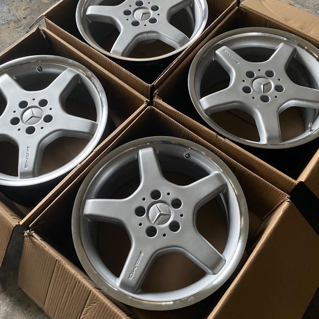 AMG Rims Staggered 18 Inch Rare, Auto Accessories on Carousell