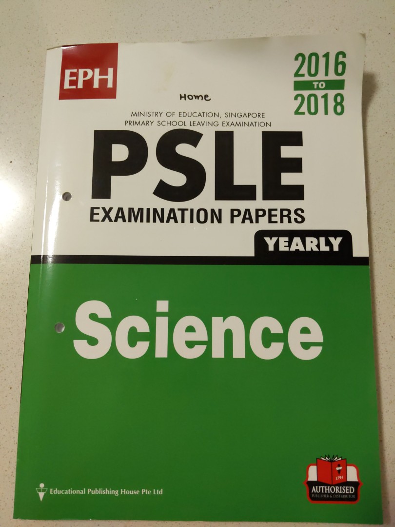Assessment book: PSLE Science Exam Papers (2016-2018), Books ...