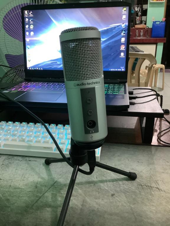 Audio-Technica ATR2500-USB Cardioid Condenser USB Microphone, Audio ...