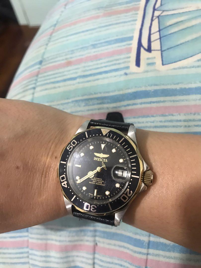 Authentic Invicta Professional 200M Automatic Mechanical Watch, Men's ...