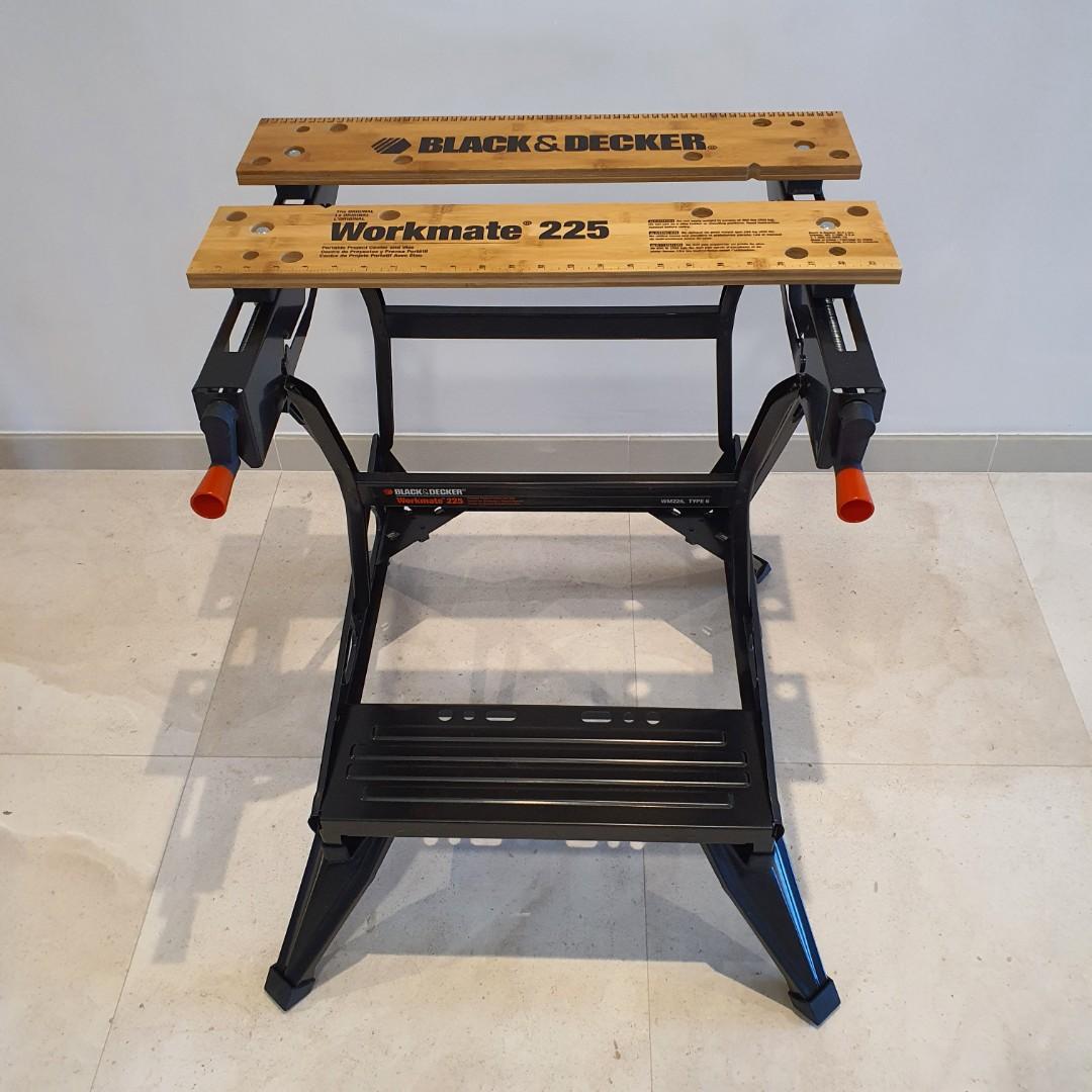 Black & Decker Workmate 225 Portable Workbench & Vise, Furniture & Home ...