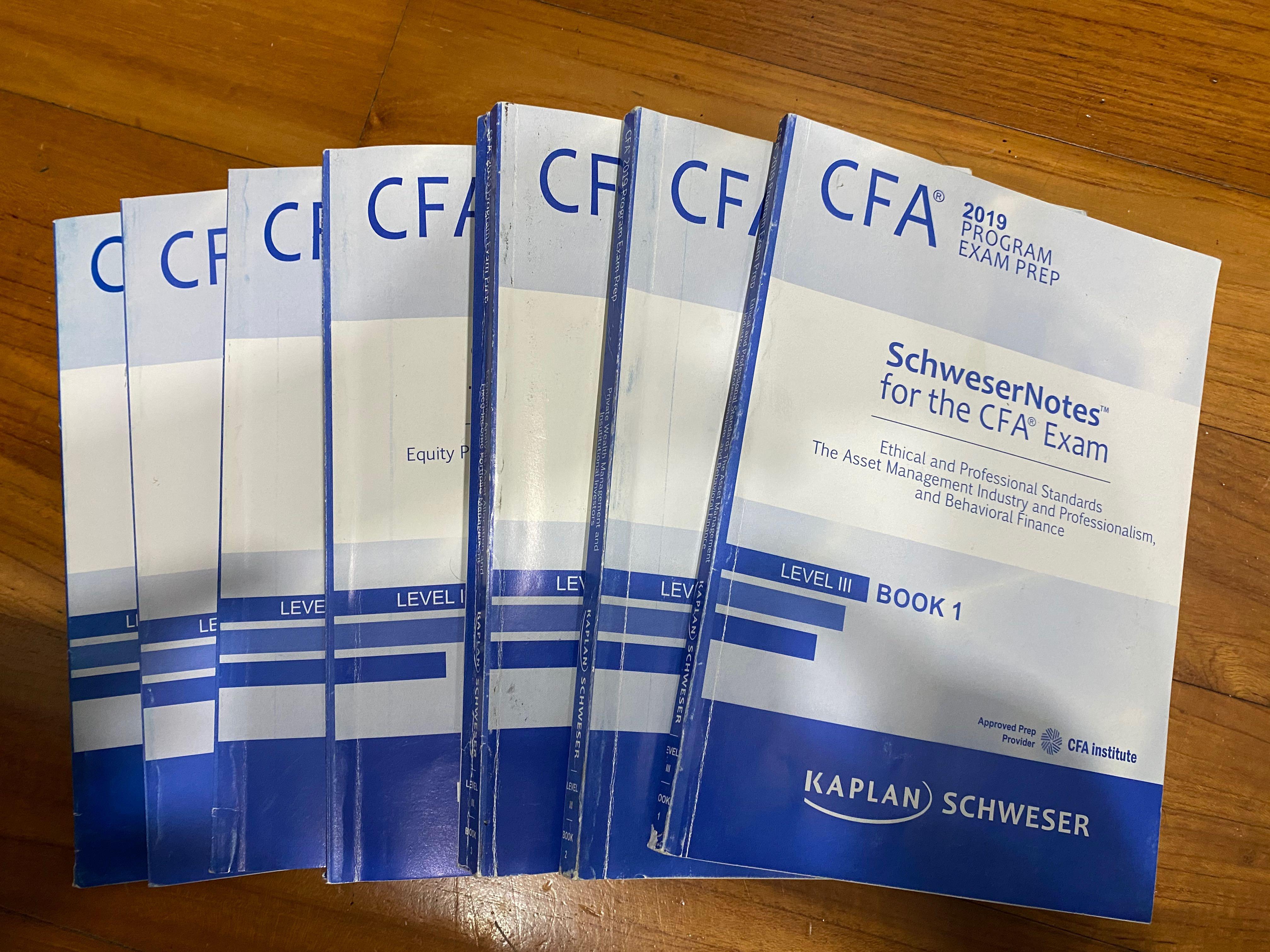 CFA Schweser and CFA Institute books - all levels, Hobbies & Toys ...