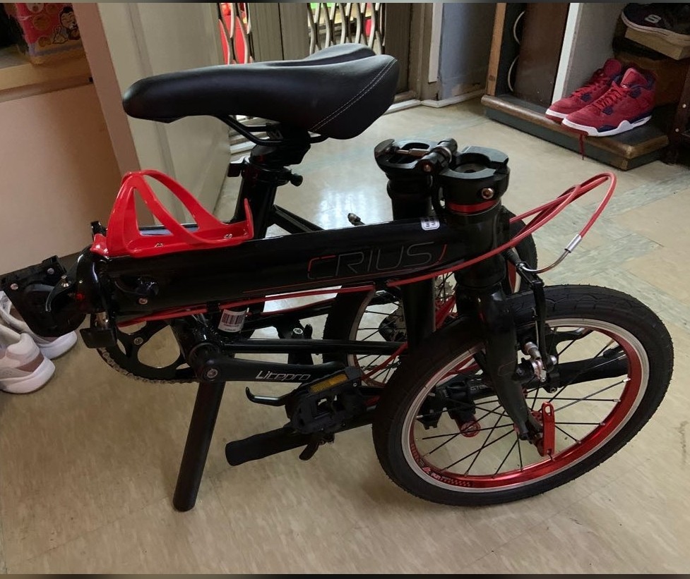 Crius Shadow 16" Foldable Bicycle (House Brand of Litepro), Sports Equipment, Bicycles & Parts ...