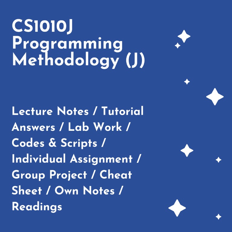 CS1010J Programming Methodology (J), Hobbies & Toys, Books & Magazines, Assessment Books on ...