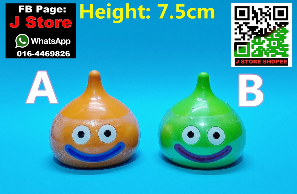 Dragon Quest she-slime green slime money bank toy ( J Store ), Hobbies ...