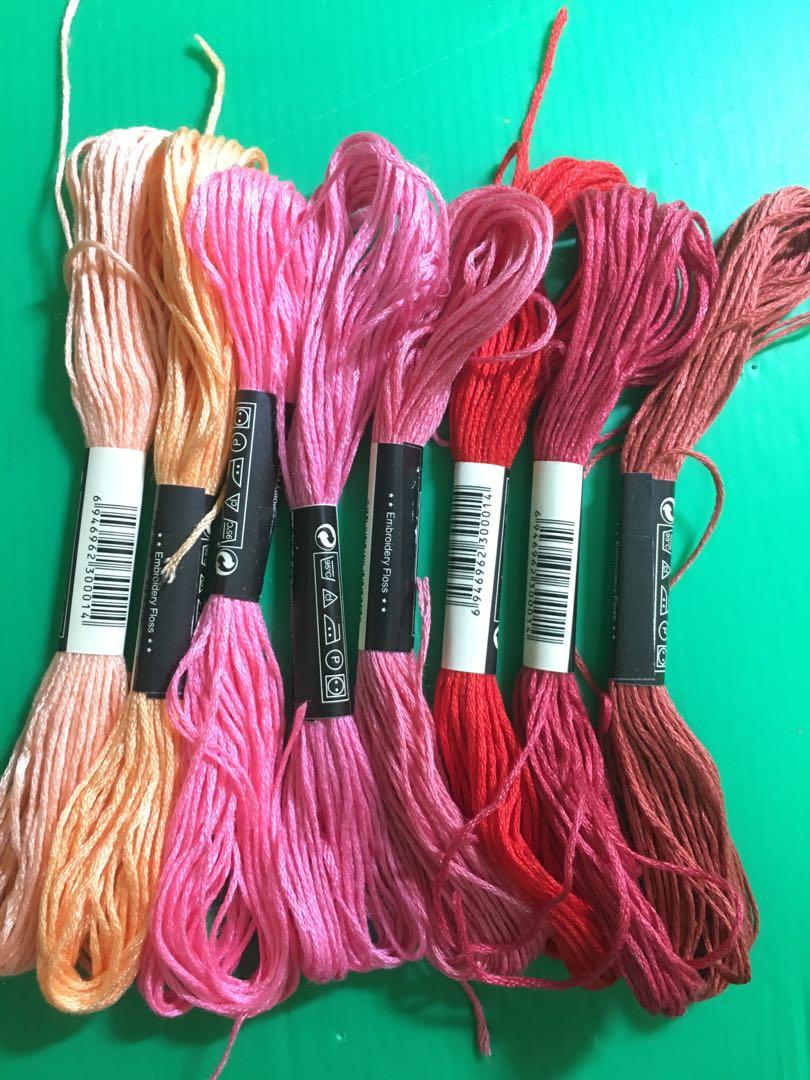 Embroidery Floss / Embroidery Thread String, Hobbies & Toys, Stationery ...