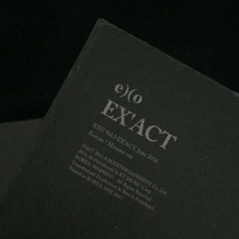 EXO LOTTO / EXACT ALBUM, Hobbies & Toys, Collectibles & Memorabilia, K ...