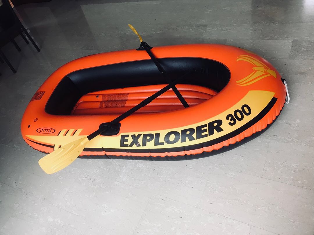 explorer 300 inflatable boat, Sports Equipment, Sports & Games, Water ...