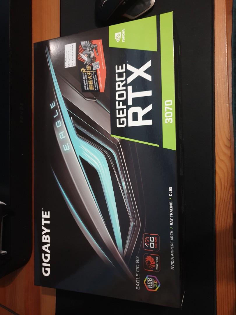 Gigabyte RTX 3070 Eagle OC 8G, Computers & Tech, Parts & Accessories ...