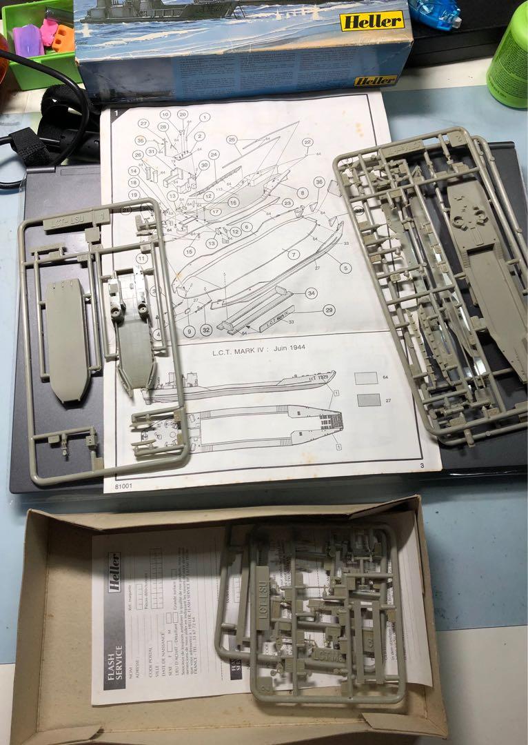 Heller LCT & LSU Landing Craft 1/400, Hobbies & Toys, Toys & Games on ...
