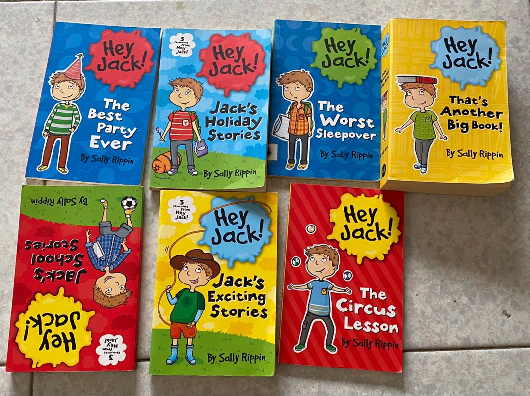 Hey Jack set of 7 books, Hobbies & Toys, Books & Magazines, Children's ...