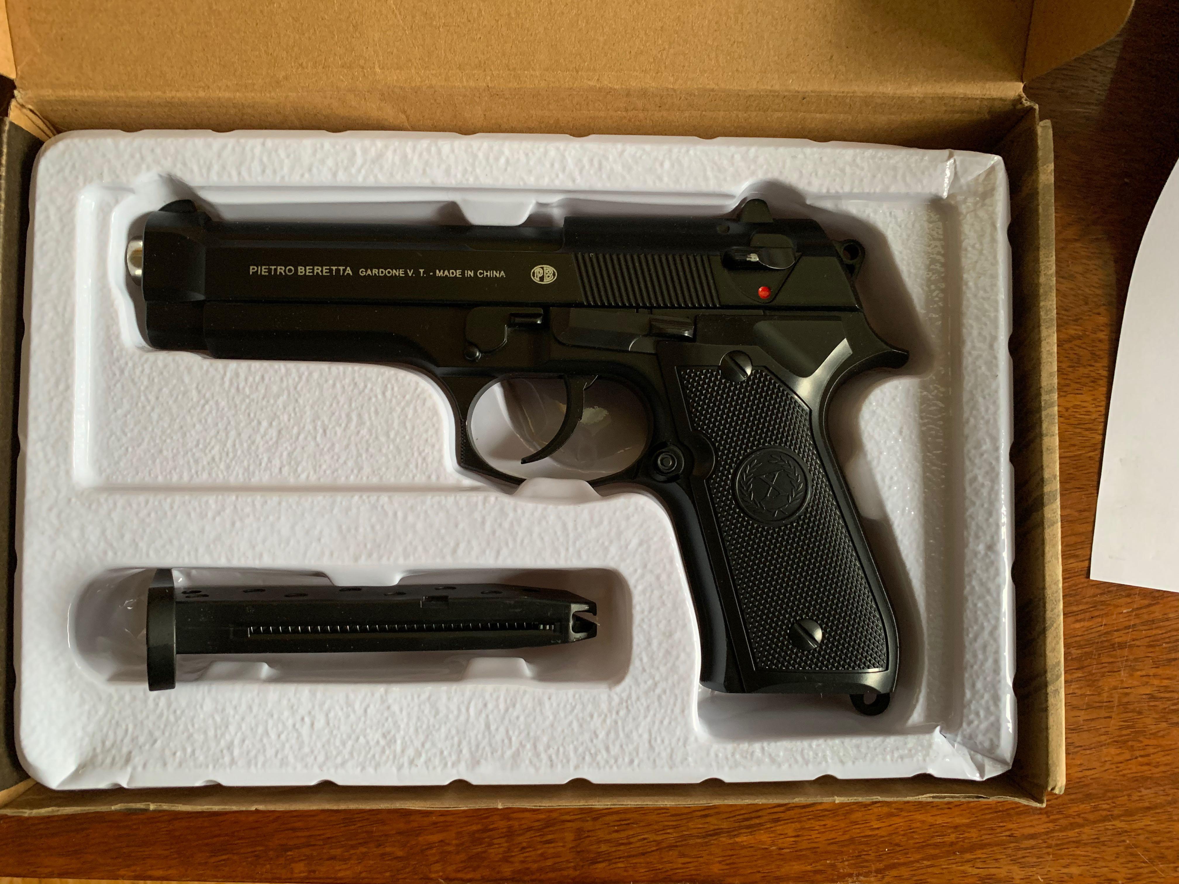 Beretta M92 Full Metal (Spring Type), Hobbies & Toys, Toys & Games on ...