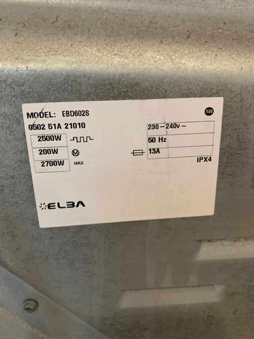 Laundry dryer - Elba EDB602S, TV & Home Appliances, Washing Machines ...