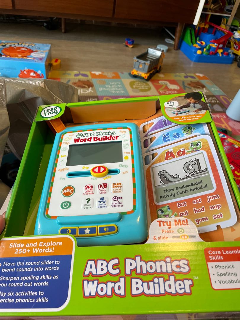 Leap frog abc phonics builder, Hobbies & Toys, Toys & Games on Carousell