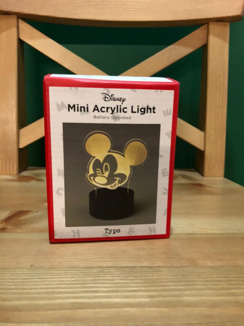 Mickey Mouse Arcylic lamb, Everything Else on Carousell