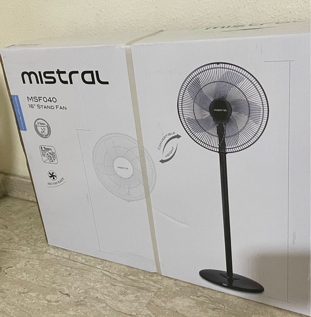 Mistral standing fan MSF040, Furniture & Home Living, Lighting & Fans ...