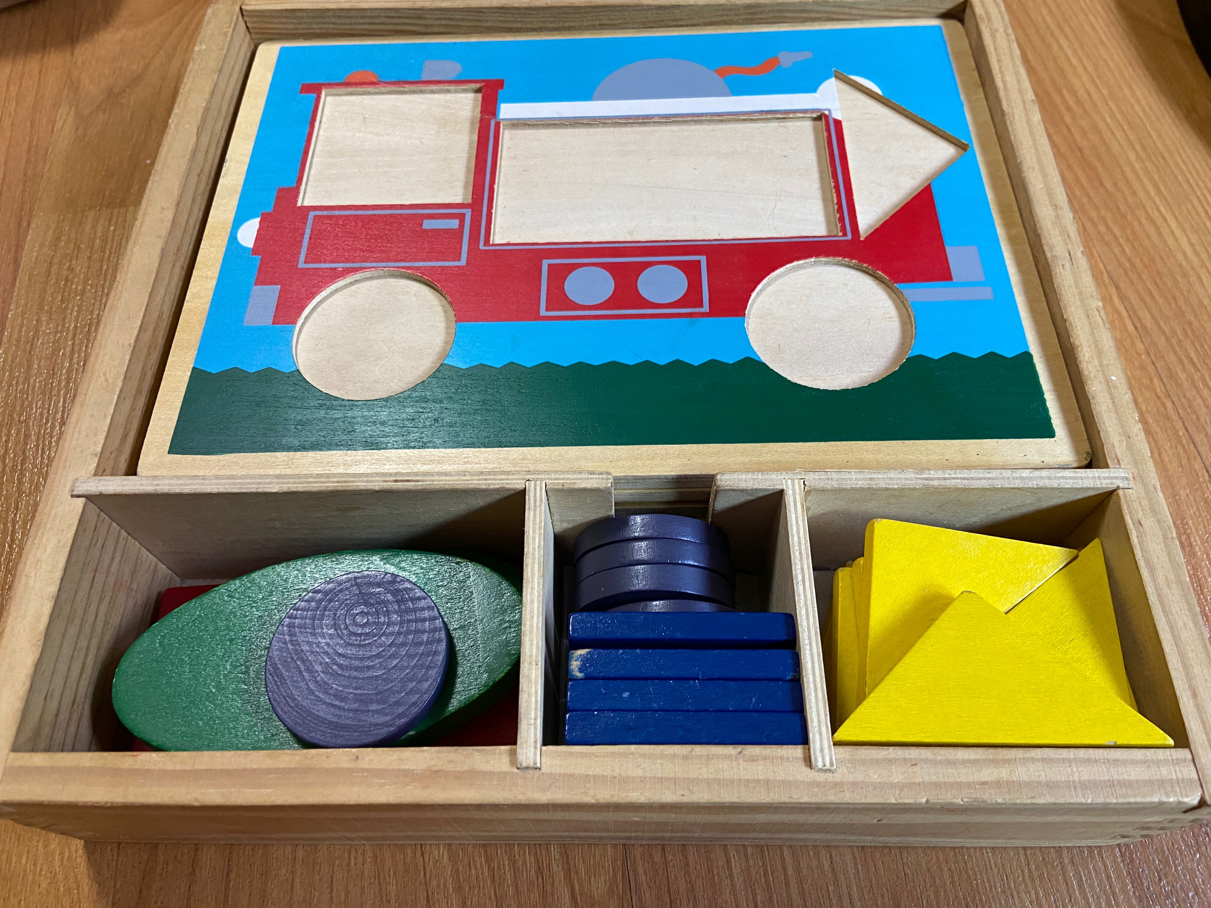 Montessori wooden blocks for toddlers, Hobbies & Toys, Toys & Games on ...