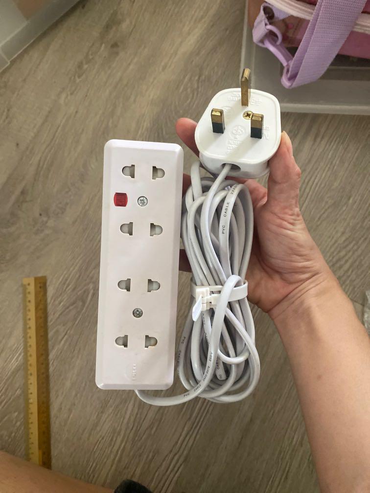 Multiple 2 pin ExtensionCord, TV & Home Appliances, Electrical ...