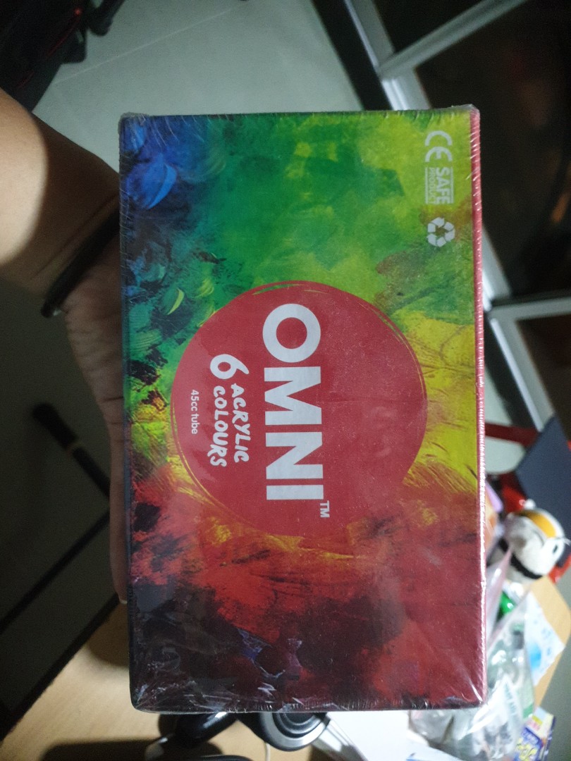 Omni 6 acrylic colors paint, Hobbies & Toys, Stationery & Craft, Craft ...