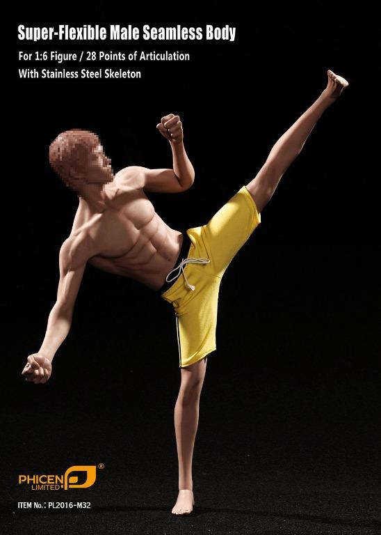 Phicen TBLeague Male M32 M33 M34 M35 Seamless Flexible Body Muscular 1/ ...