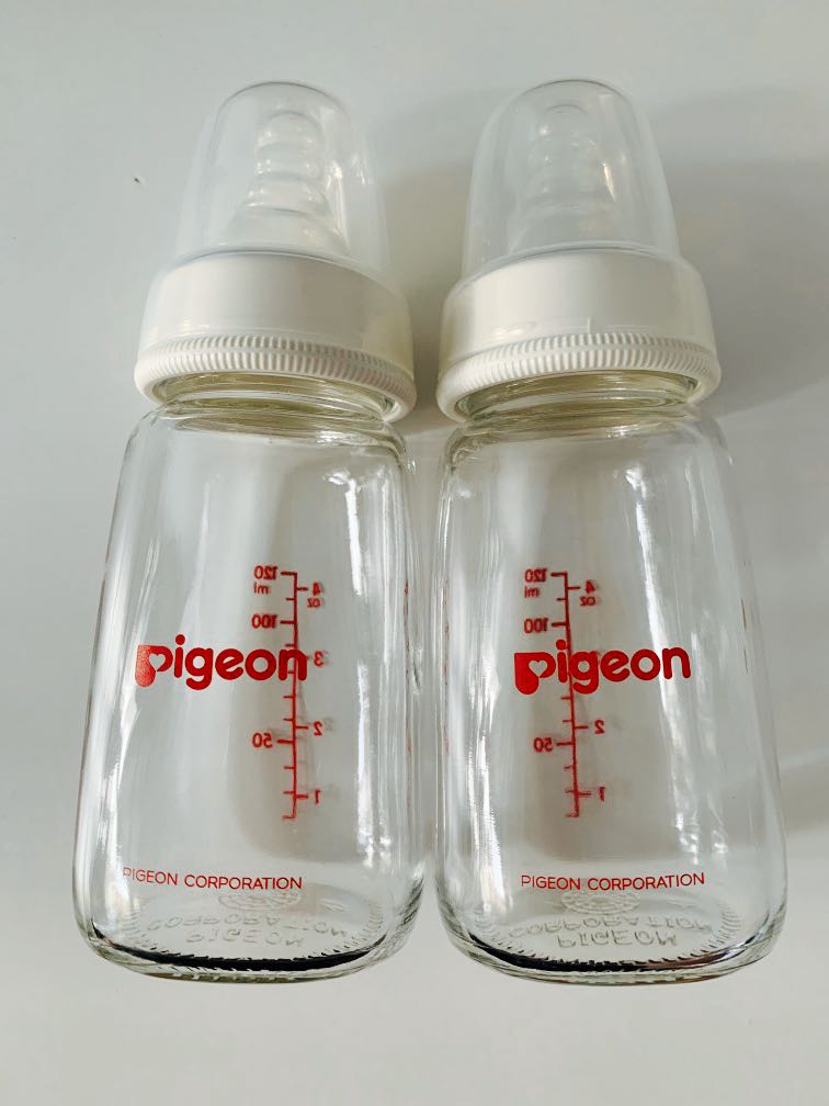 Pigeon Glass bottle 120ml, Babies & Kids, Nursing & Feeding ...