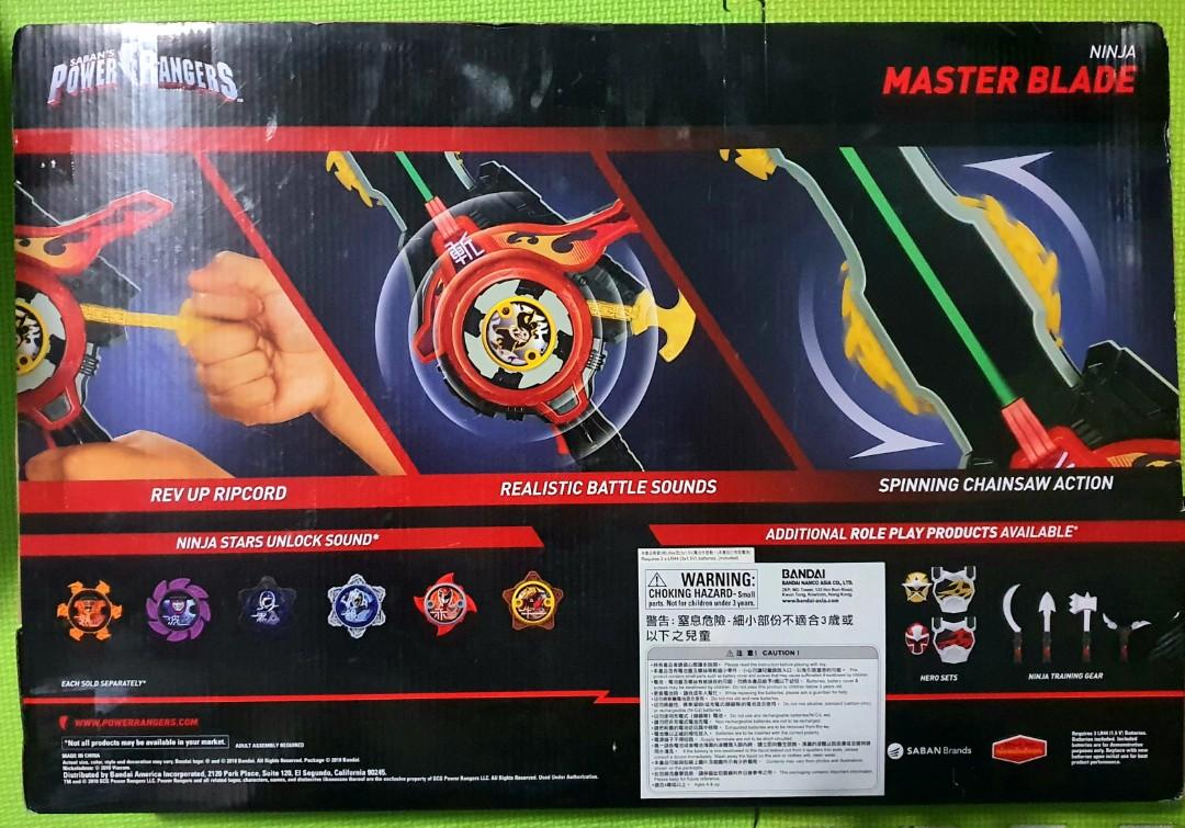 Power Rangers Ninja Steel Master Sword, Hobbies & Toys, Toys & Games on ...