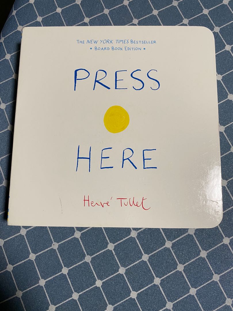 Press Here book Herve Tullet, Books & Stationery, Children's Books on ...
