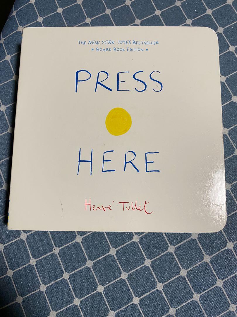 Press Here book Herve Tullet, Books & Stationery, Children's Books on ...