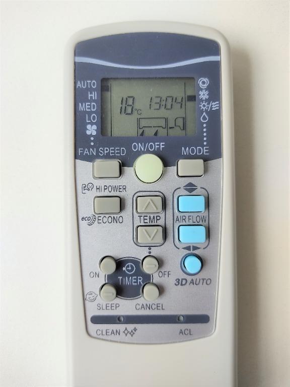 Remote Control for Mitsubishi Heavy Industries (MHI) Air-Conditioner ...