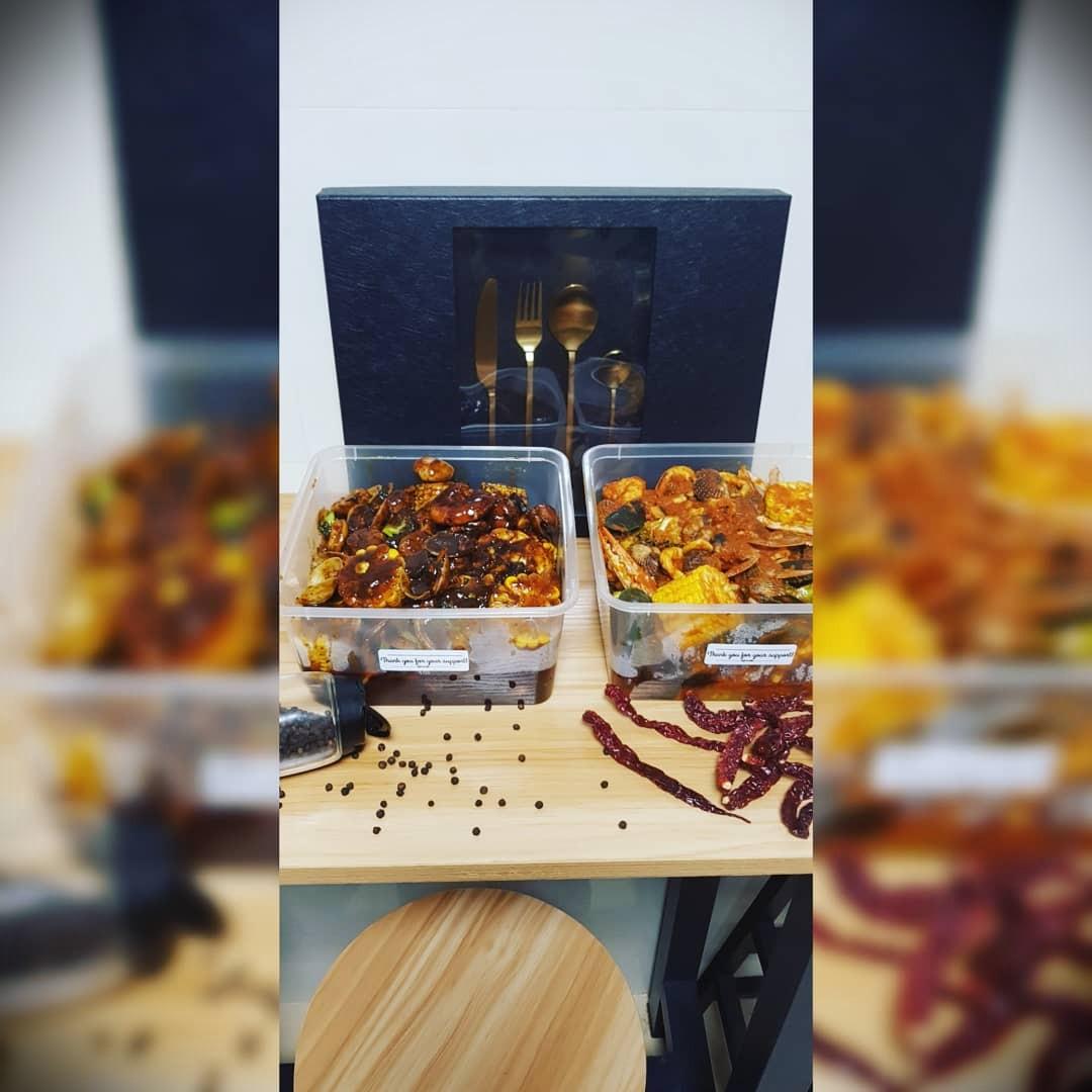 Shell Out Sambal & Shell Out Black Pepper, Food & Drinks, Packaged ...