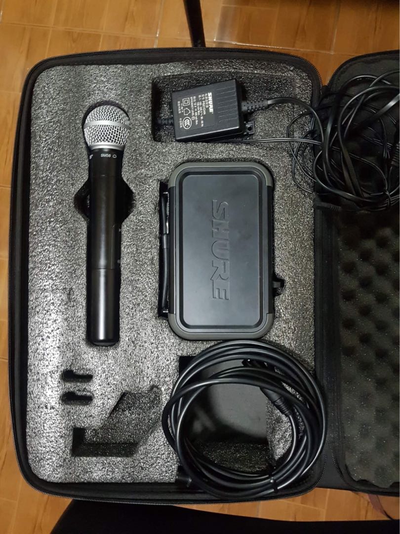 Shure SM58 Wireless Microphone, Audio, Microphones on Carousell