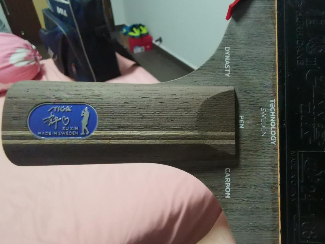 Stiga Dynasty carbon xu xin edition table tennis blade, Sports ...