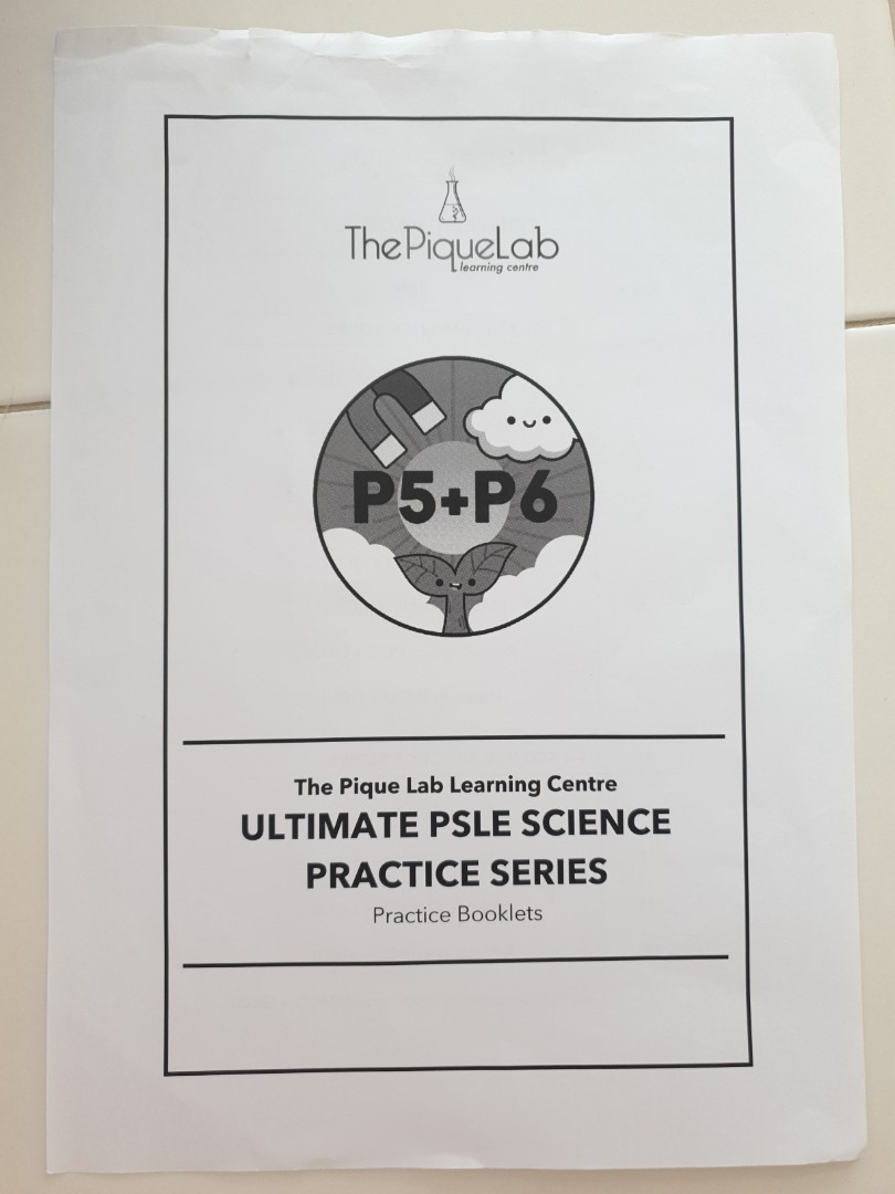 The Pique Lab Ultimate PSLE Science Practice Series on Carousell