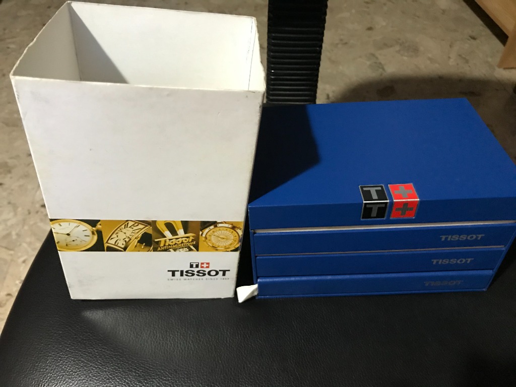 Vintage TISSOT Box with Tissot's Story and Collections, Women's Fashion ...