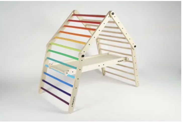 Transformable Pikler Triangle + Ramp, Babies & Kids, Infant Playtime on ...