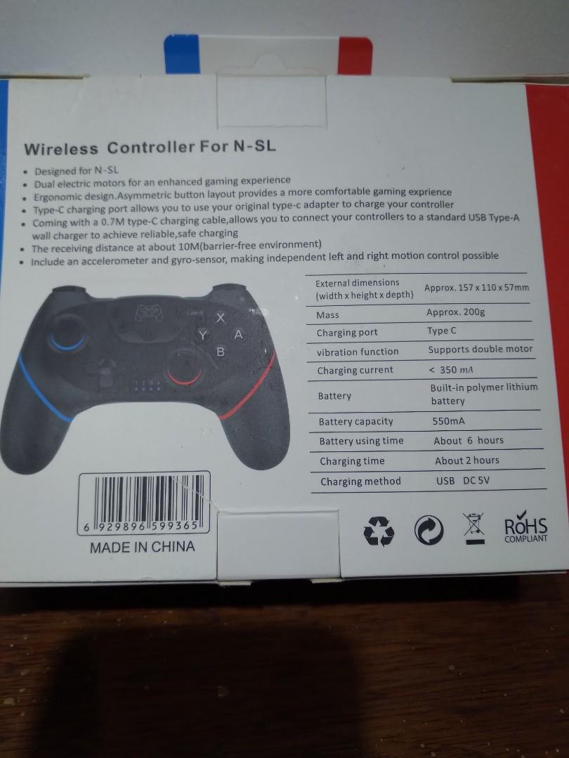 Wireless controller for N-SL, Video Gaming, Gaming Accessories ...