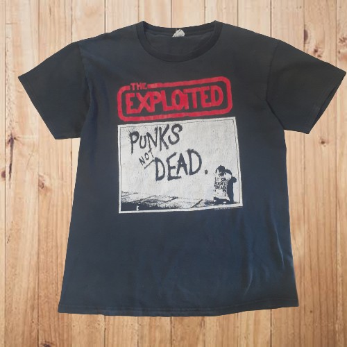 ☠️ 2005 The Exploited "Punks Not Dead" tee ☠️, Men's Fashion, Tops ...