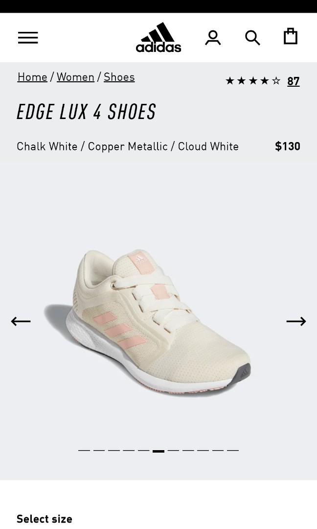 Adidas running Edge Lux 4 shoes, Women's Fashion, Footwear, Sneakers on ...