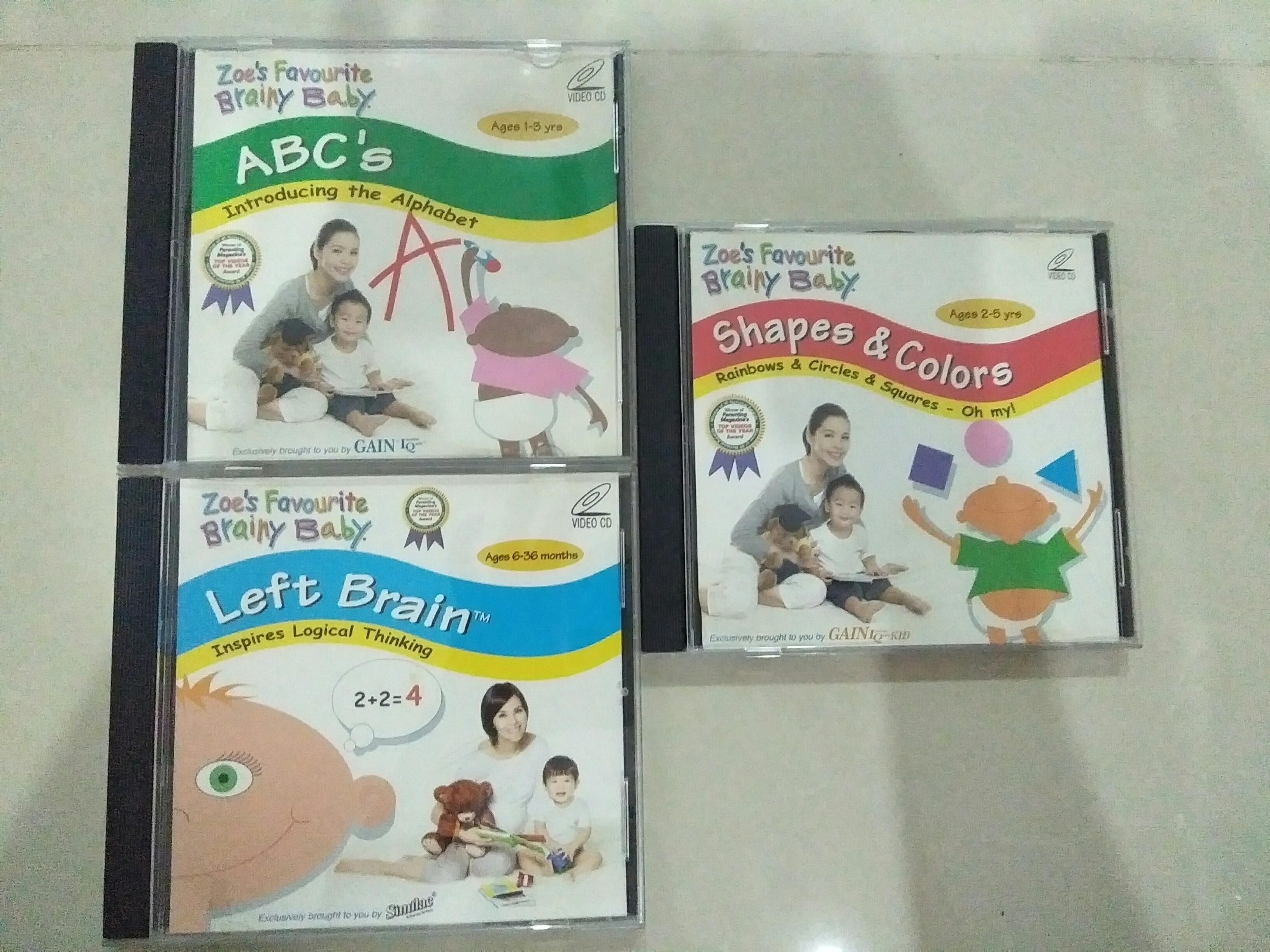 Brainy Baby VCD, Music & Media, CDs, DVDs & Other Media on Carousell