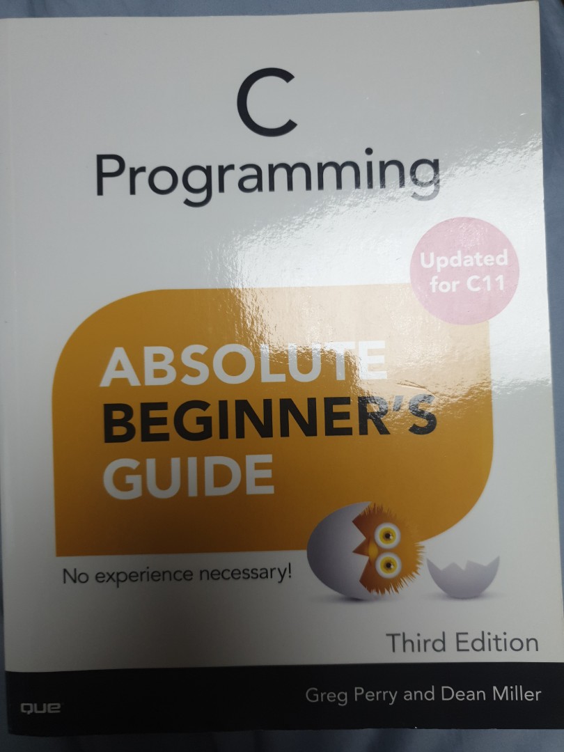 C programming - Absolute beginner's guide, Hobbies & Toys, Books ...
