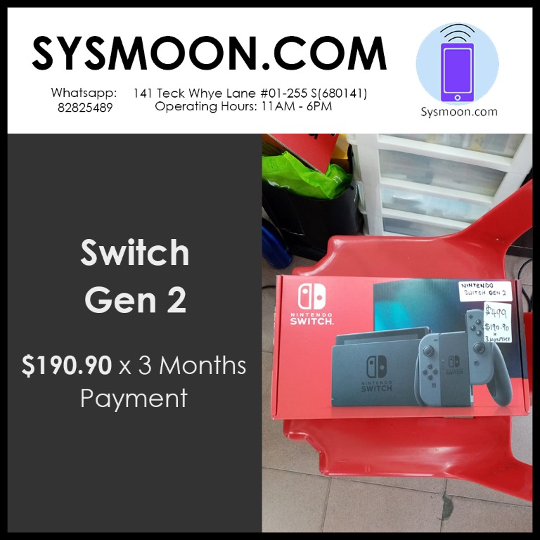 Cash/Installment Available! Nintendo Switch Gen 2, Video Gaming, Video ...