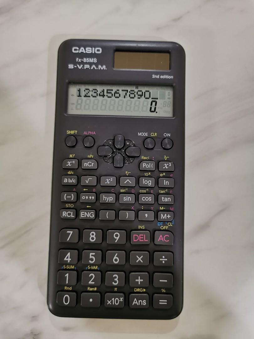 Casio Scientific Calculator fx-85MS 2nd edition, Computers & Tech ...