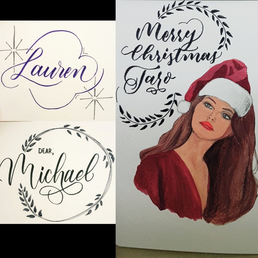 Custom hand lettering Greeting Card, Hobbies & Toys, Stationery & Craft ...