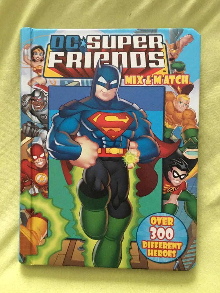DC super friends mix and match book, Hobbies & Toys, Books & Magazines ...