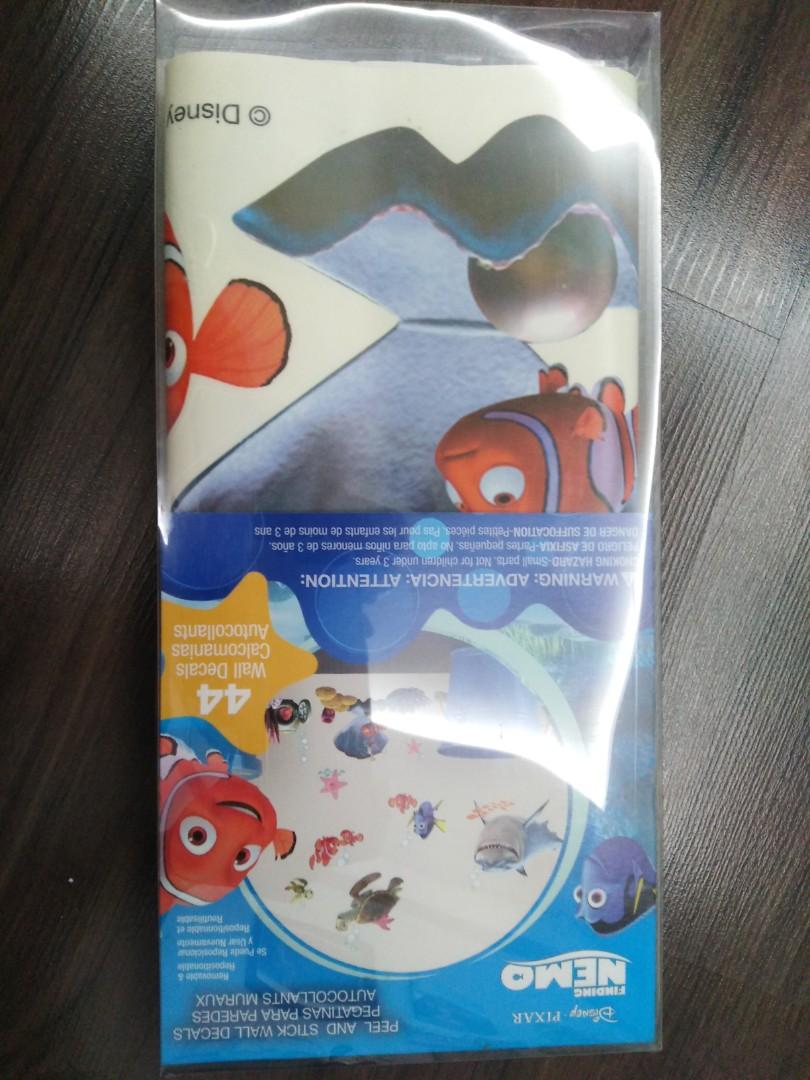 Disney Pixar Finding Nemo wall stickers decals, Babies & Kids, Bathing ...