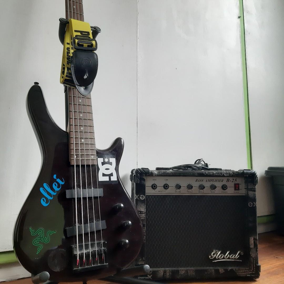 FERNANDO 5-STRING BASS + AMPLI, Hobbies & Toys, Music & Media, CDs ...
